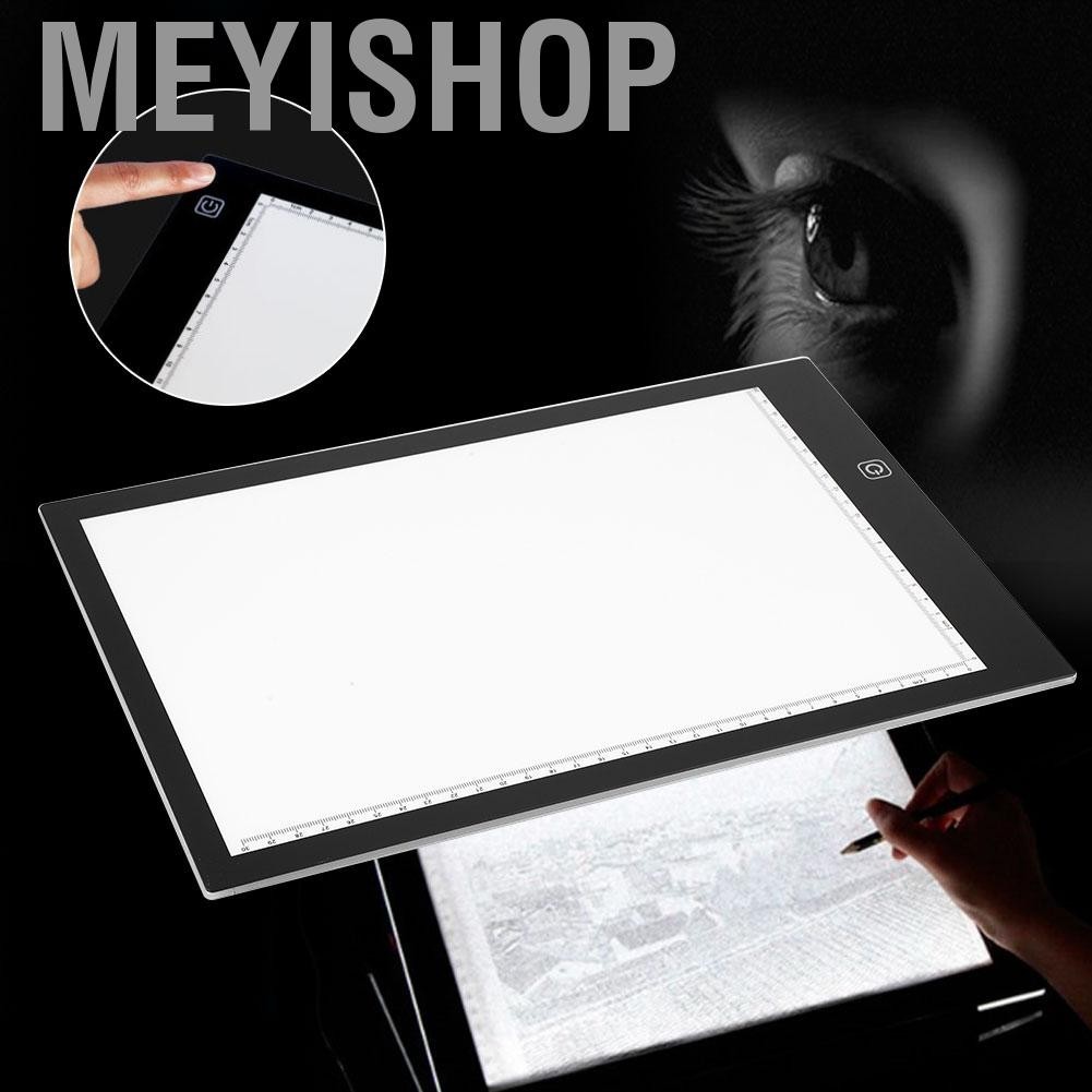 Meyishop LED Tracing Board Light Box Pad Art Copy A4 สำหรับ Design ...