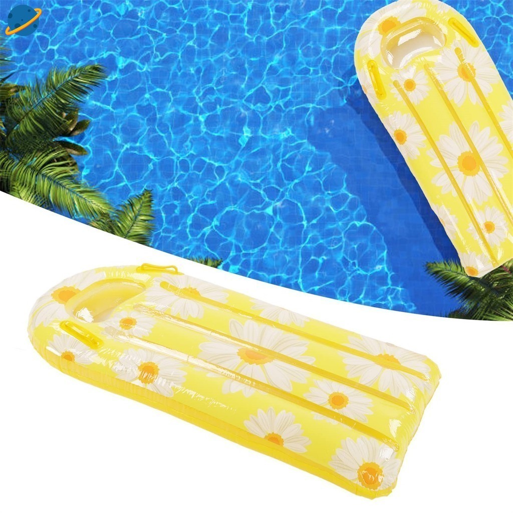CRTChildrens Water Floating Row With Handle Inflatable Floating Bed หนา ...