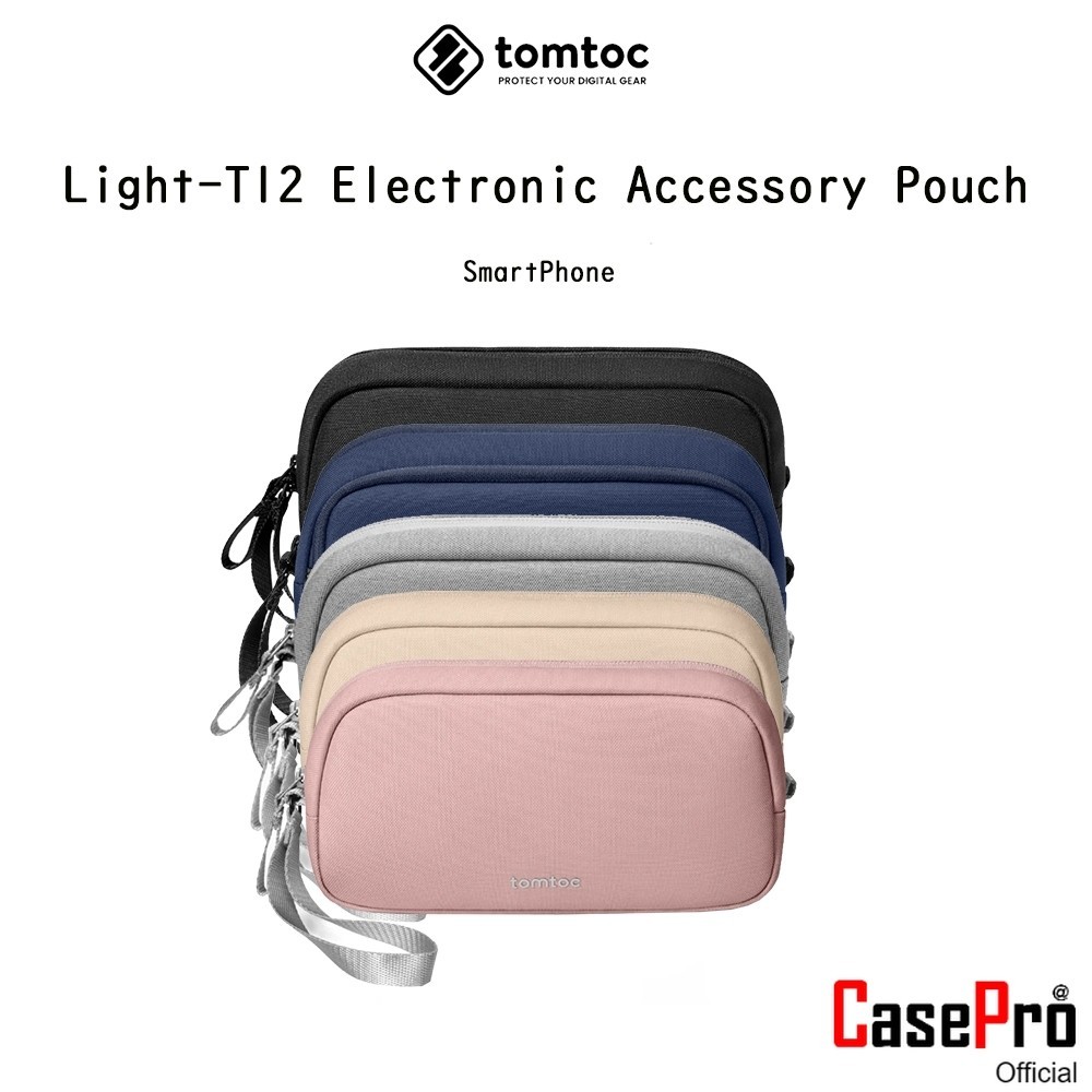Tomtoc Light-T12 Electronic Accessory Pouch กระเป๋าใส่อุปกรณ์เสริมเกรดพรีเมี่ยม สำหรับ ...
