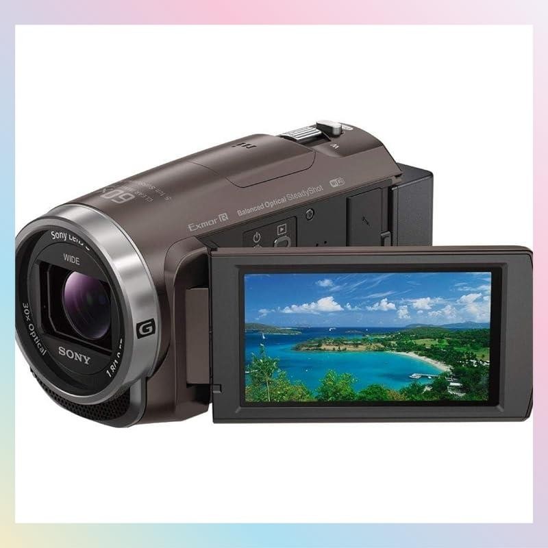 【from Japan】Sony Handycam HDR-CX680 White with 64GB built-in memory and 30x optical zoom ...