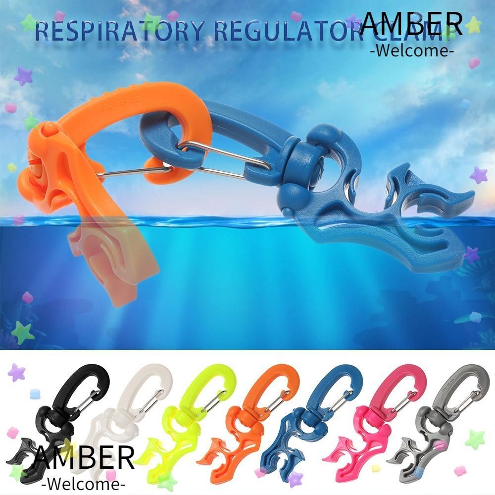 Amber Respiratory Regulator Clamp 7 สีต่ํา/สูงความดันท่อชิ้นส่วนดําน้ํา ...