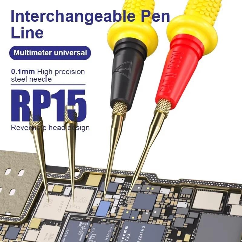 Mechanic RP15 1000v 20A สแตนเลสสตีลมัลติมิเตอร์ปากกาลวดเปลี่ยนเคล็ดลับ ...