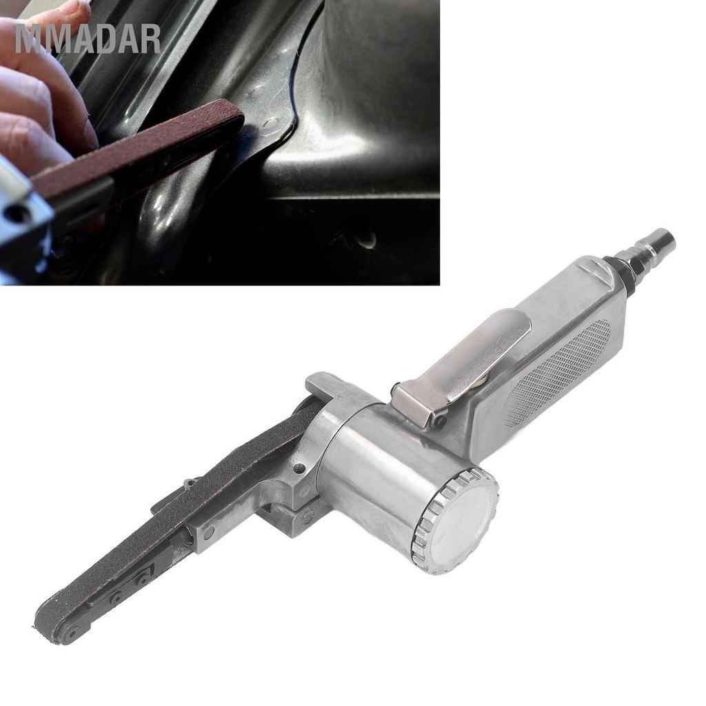 MMADAR PNEUMATIC Air Belt Sander เครื่องมือขัดเครื่องบด MINI Sanding ...