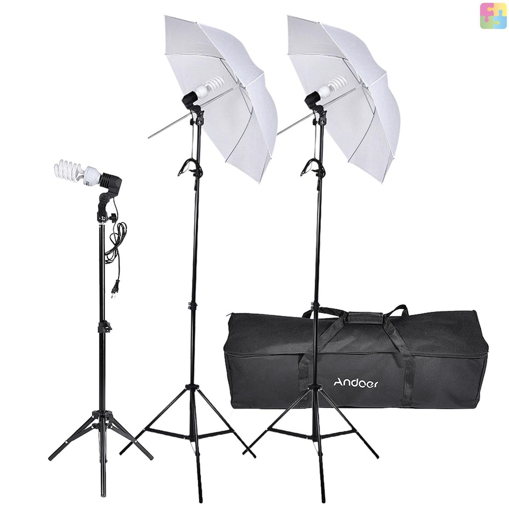 Andoer E27 หมุนกรณีซ็อกเก็ตขาตั้ง 2 หมุนซ็อกเก็ตชุด E27 หมุนซ็อกเก็ต Professional Studio Kit และ ...