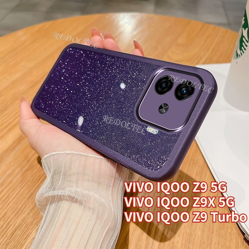 เคส VIVO IQOO Z9 Z9X Z9 Turbo 5G 2024 Luxury Glitter Casing VIVO IQOOZ9 ...