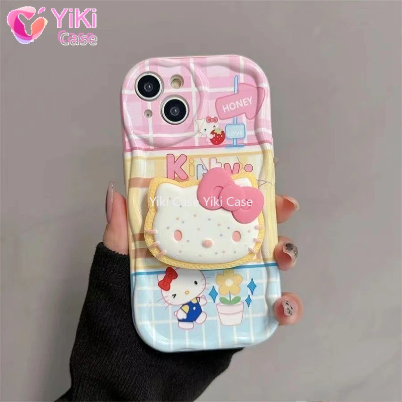 การ์ตูน Hello Kitty Grip Tok Stand Holder เคสโทรศัพท์สําหรับ Xiaomi ...