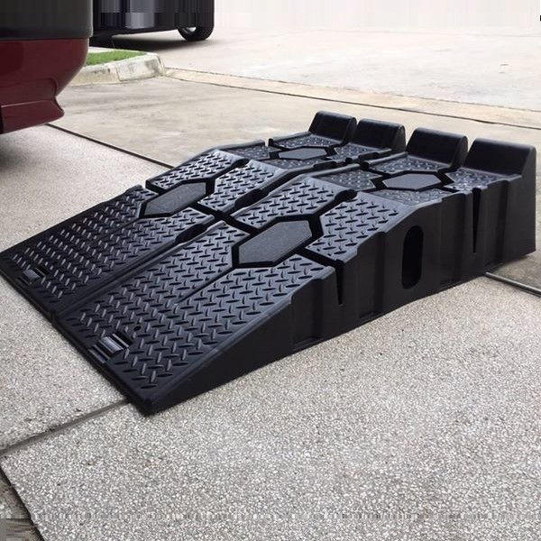 Car Ramp รองล้อยกรถ แรมป์ แลมป์รองล้อรถ ทางลาด เบา พลาสติกแข็งแรง ...