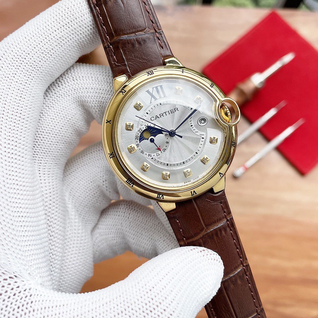 Cartier blue balloon series star design advanced automatic mechanical ...