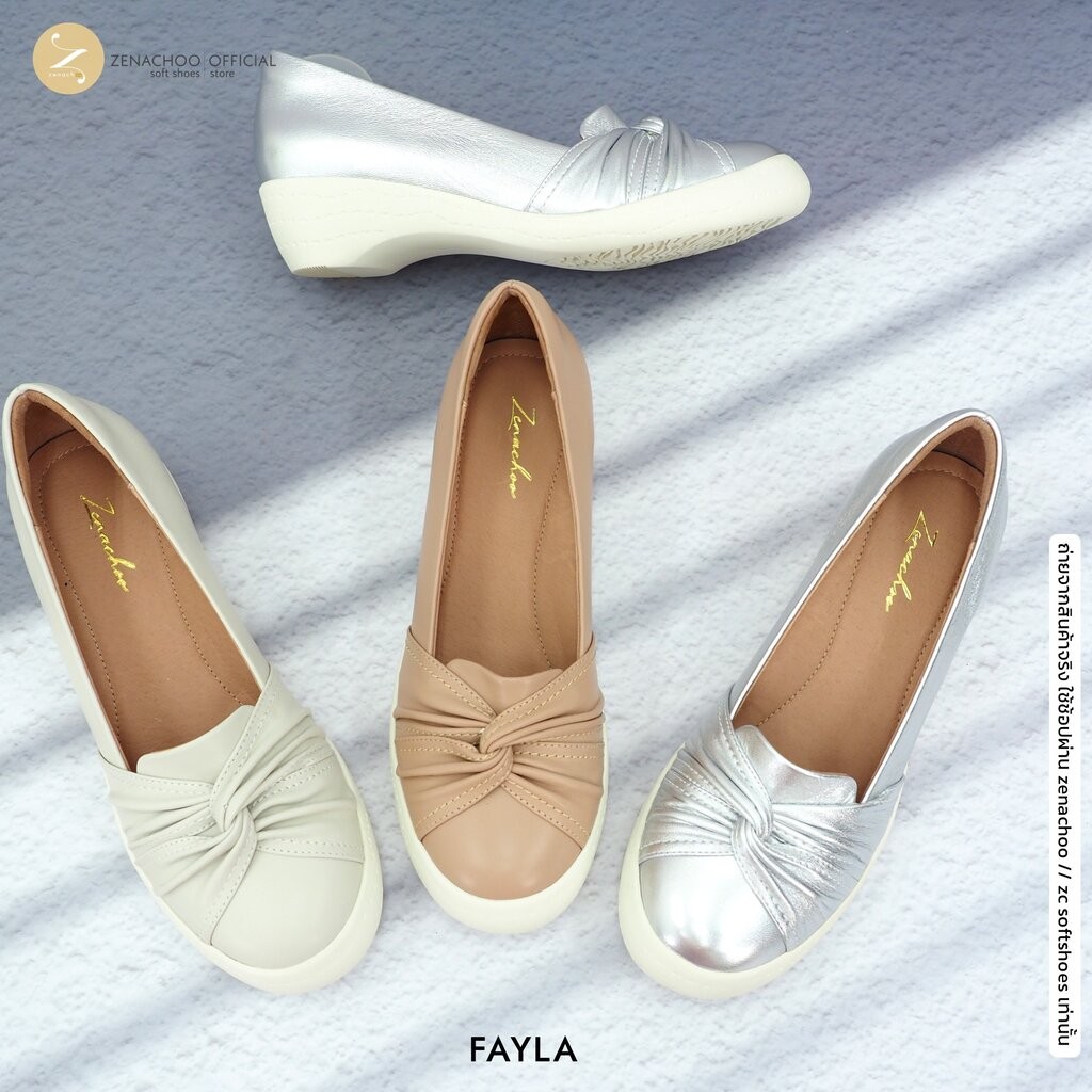 ท้าให้ลอง ใส่สบายเข้ารูปsupportเต็มฝ่าเท้าหน้ากว้าง Zenachoo รุ่น Fayla ...