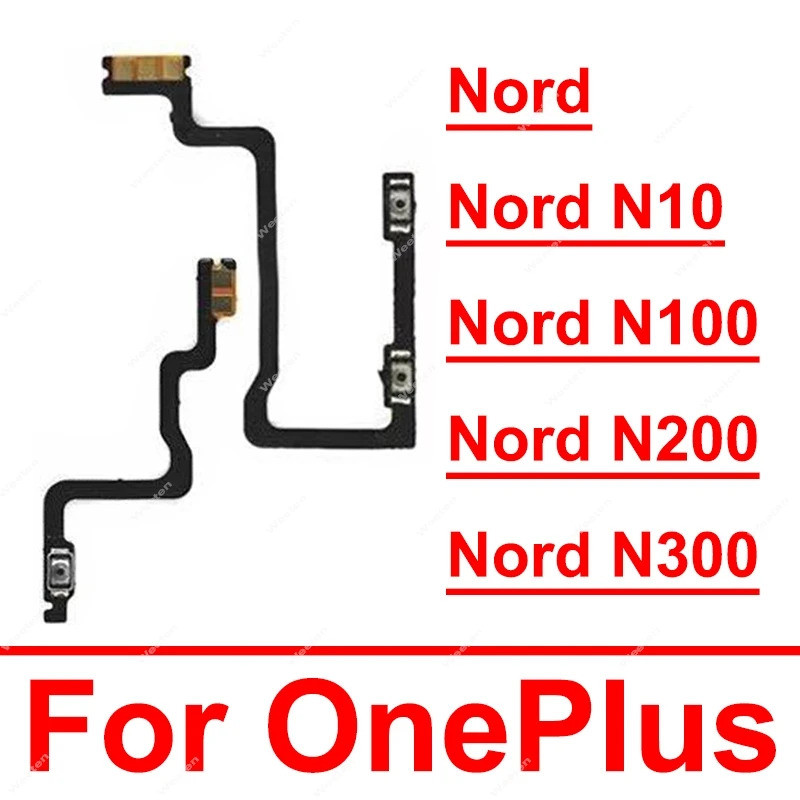 สำหรับ OnePlus 1 Nord N10 N100 N200 N300 5G ON OFF Power Volume Mute ...