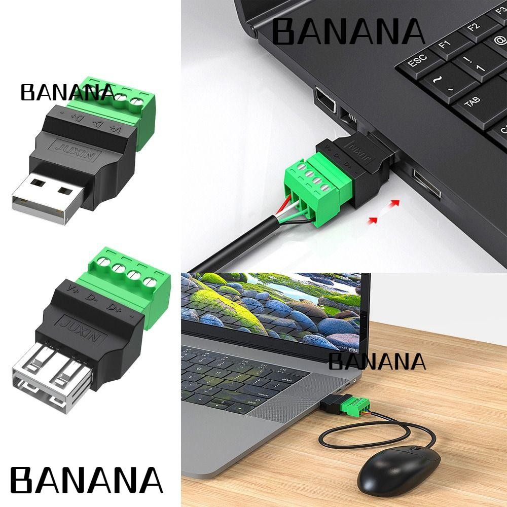 Banana1 USB Turn Terminal, USB 2.0 ประเภท A USB Connector, ปลั๊ก USB 4 ...
