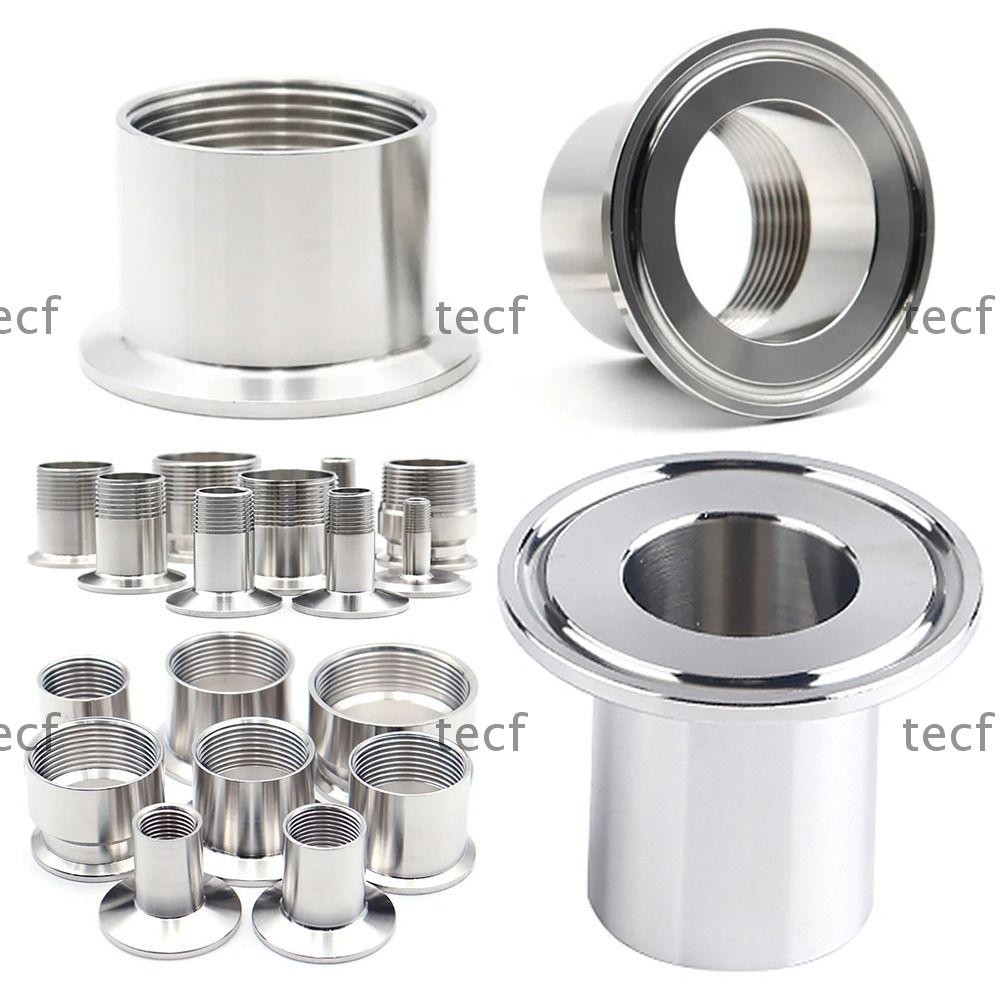 TECF 1 ชิ้น Tri Clamp, DN15-DN40 SUS304 ท่อสุขาภิบาลข้อต่อ, BSPT หญิง ...