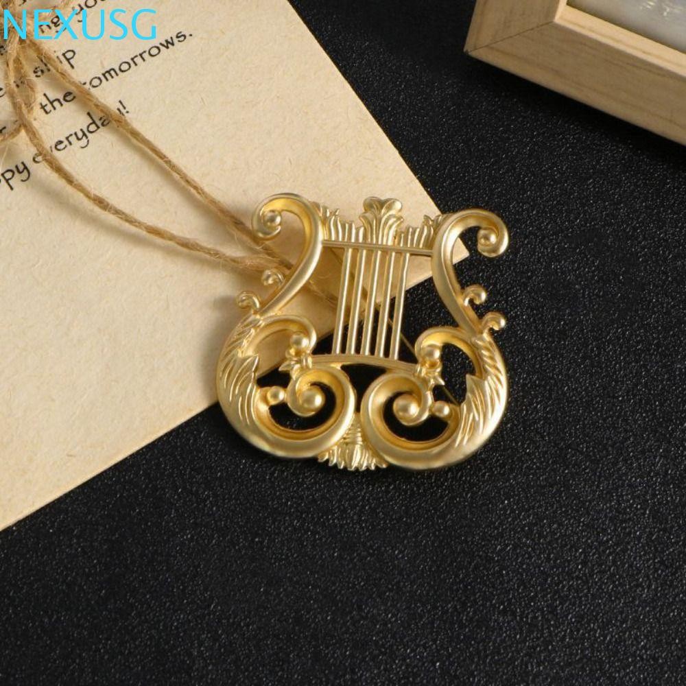 NEXUSG Treble Clef Pins, เครื่องดนตรีวินเทจ Eighth Note Pin, Creative ...