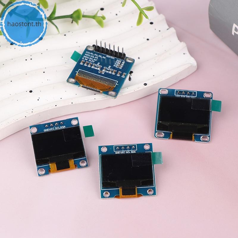 Haostont 0.96 นิ้ว OLED IIC Serial White OLED Display โมดูล 12864 I2C SSD1306 12864 หน้าจอ LCD ...