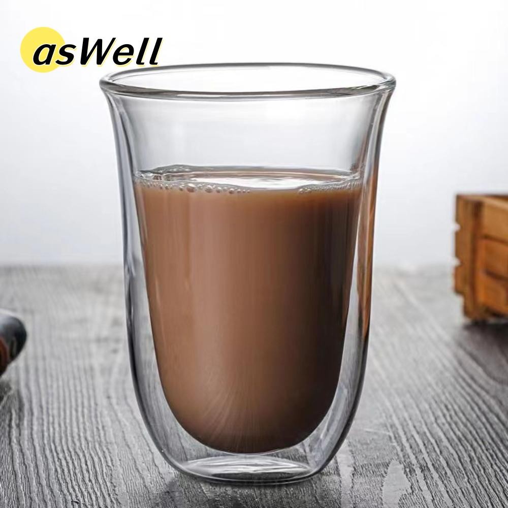 ASWELL ถ้วยแก้วติดผนังคู่ฉนวนทนความร้อน Mini Whisky Cup Handmade High ...