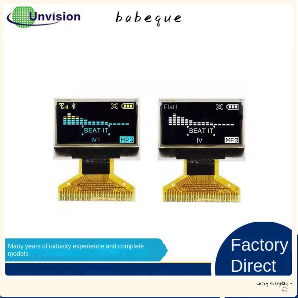 BABEQUE จอแสดงผล LCD, 128x64 0.96" บอร์ดหน้าจอ LCD, 2 สี Passive Matrix ...