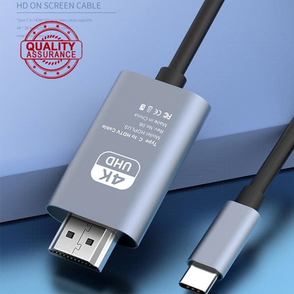 สาย Usb c ถึง Hdmi 4k60hz Type-c ถึง Hdmi สายเคเบิลอะแดปเตอร์พิเศษความเร็วสูง V2o8 | Shopee Thailand
