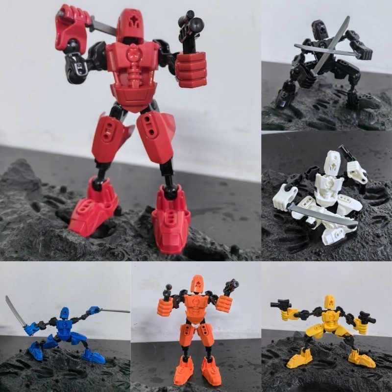 ใหม่ Mengmeng หุ่นยนต์ Dummy การพิมพ์ 3D Multi-Joint Action Figure ...