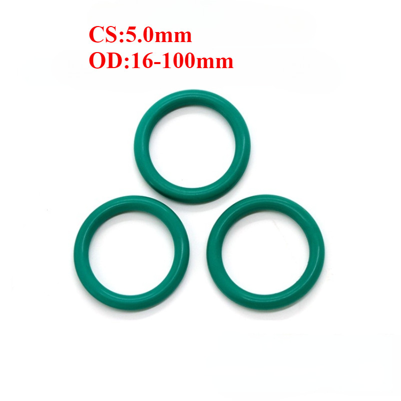 [FGHOQ-1-Y] โอริง ORing O-ring ยางโอริง FKM เลือกขนาดได้ (OD16-100 มม. * CS5.0 มม.) | Shopee ...