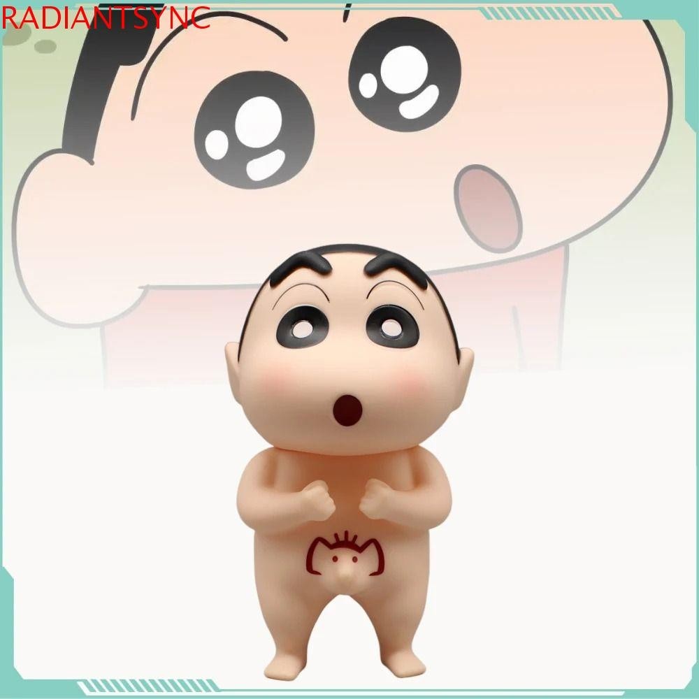 Radiantsync Crayon Shin-Chan ตัวเลข, ของเล่นยาว Nosed Nohara Shinnosuke รูป, รูปปั้นอาบน้ํา Q ...