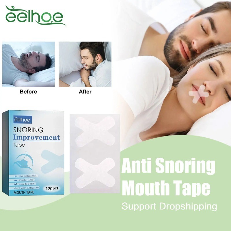 Eelhoe Anti Snoring ปากเทป Nighttime Sleep ปากหายใจแก้ไขส่งเสริม Better ...