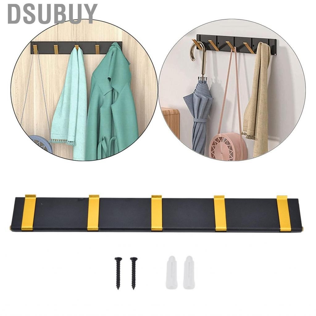 Dsubuy Modern Flip Floating Rack 5 ตะขอแบบพับเก็บได้ ผนังรับน้ำหนัก 5 ...