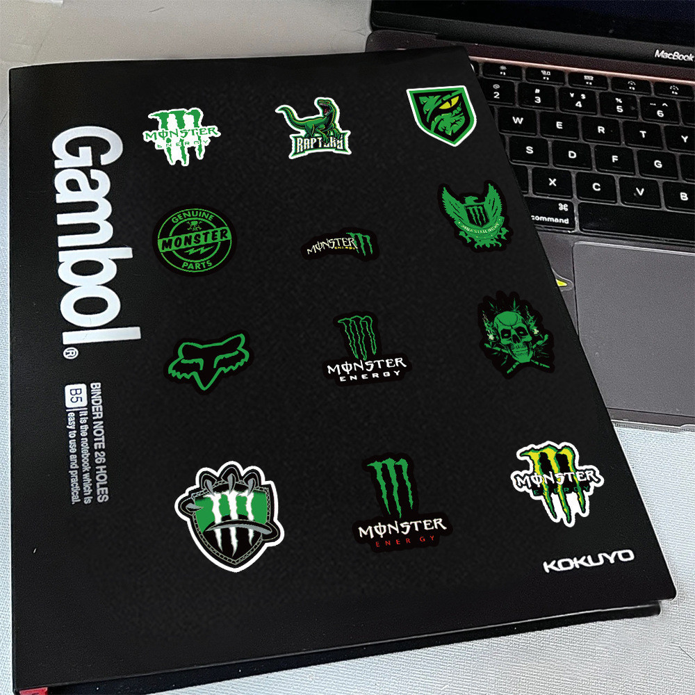 พร้อมส่ง MONSTER DC Shoes USA อเมริกา Sticker LOGO กันน้ำ สติ๊กเกอร์ ...