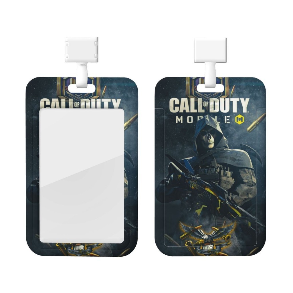 Call Of Duty ID Card Badge ผู้ถือ Badge Lanyard การ์ตูนอะนิเมะกรณีชื่อ ...