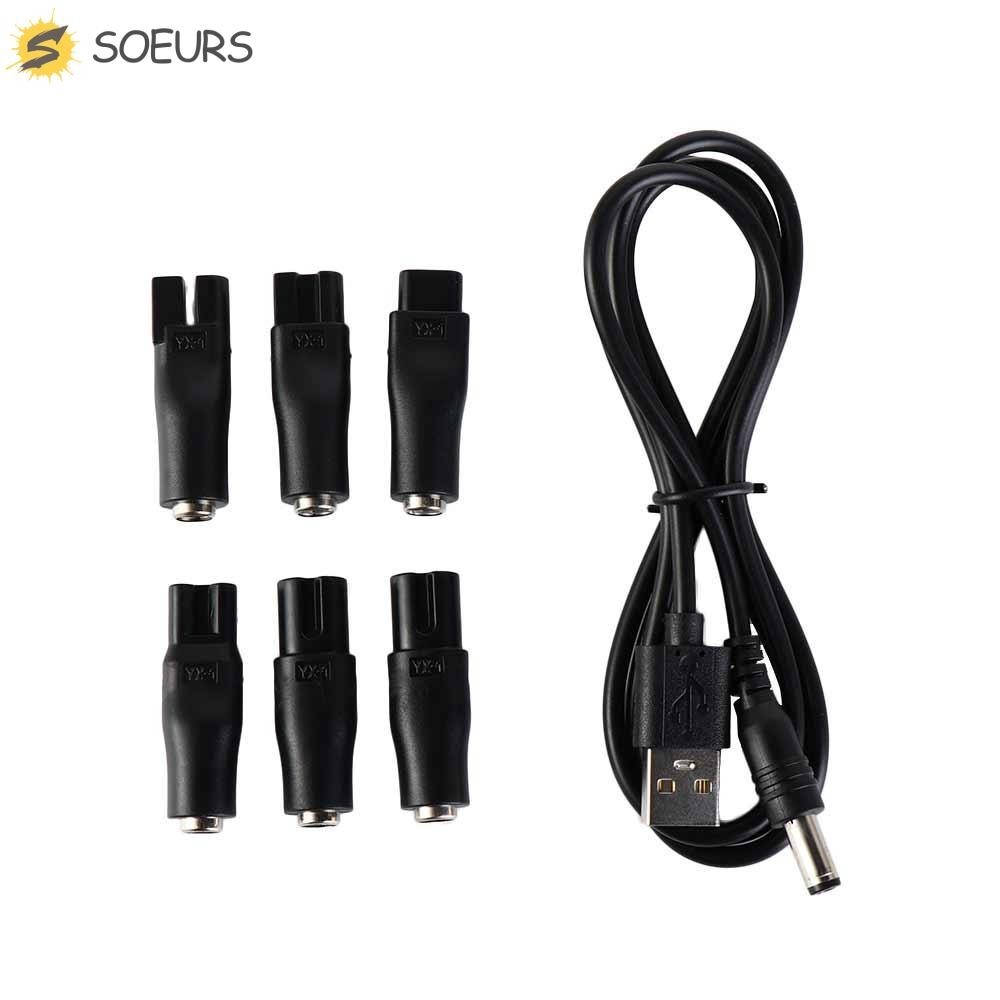 Soeurs USB Adapter Travel Shavers 8 PCS Shavers Charger Wire Power Wire ...