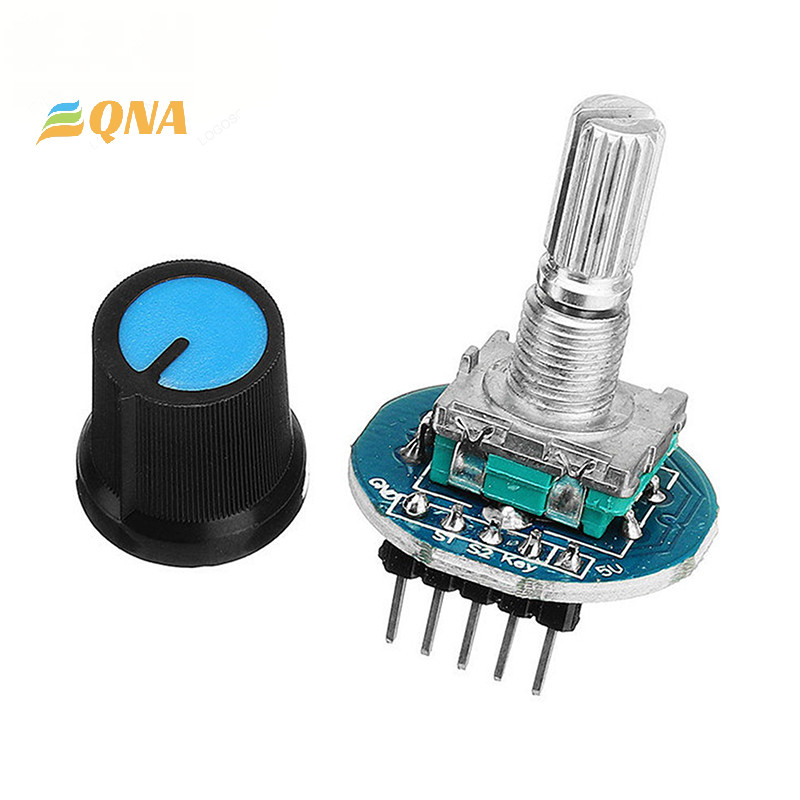 [QNA] 1pc รอบเสียง Rotag Potentiometer Knob Cap Rotary Encoder โมดูล ...
