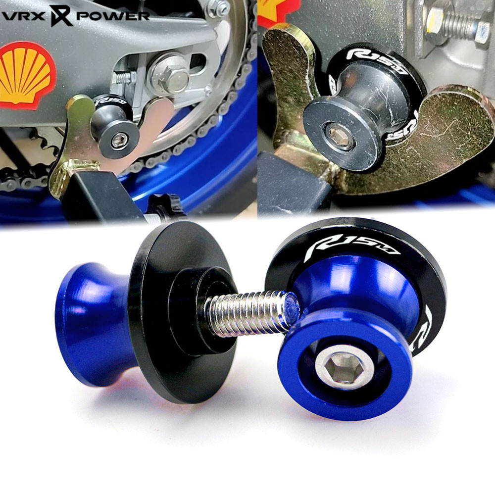 M6 Swing Arm Spools Slider Bolt สําหรับ YAMAHA R15M R15v4 รถจักรยานยนต์ ...