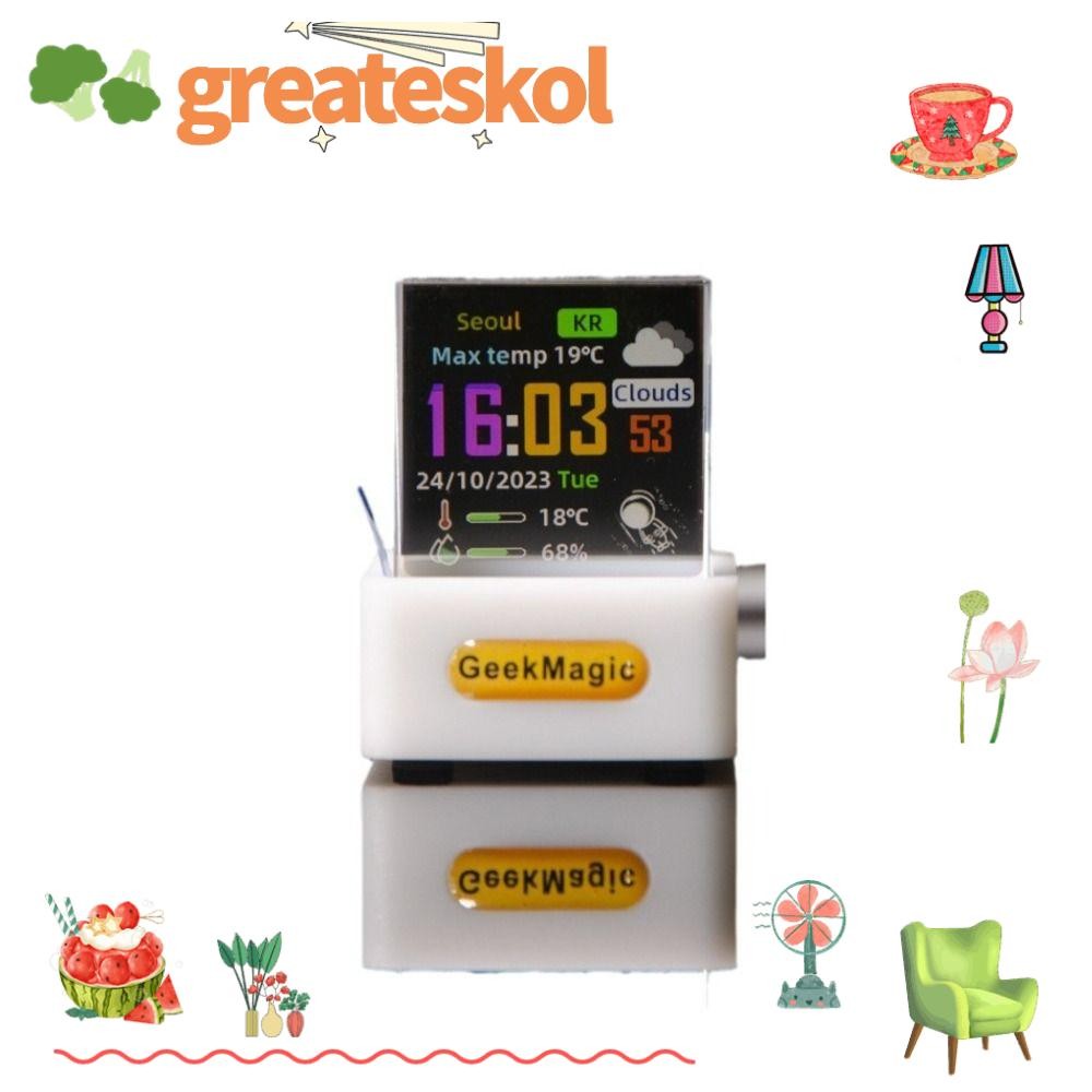 Greateskol GeekMagic GIFTV สถานีอากาศอัจฉริยะ,โฮโลแกรมสร้างสรรค์ของขวัญ ...