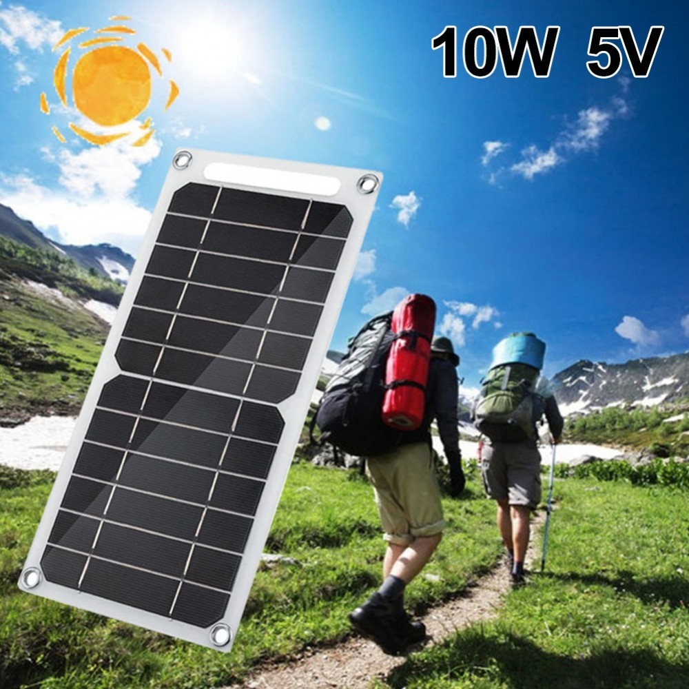 Outdoor Portable Solar Panel Lightweight Waterproof and Portable 10W ...