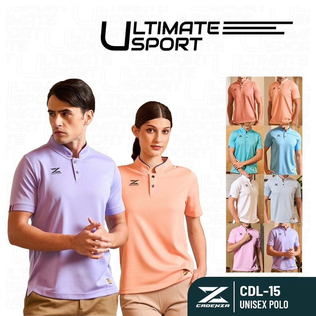 CADENZA เสื้อโปโลคอจีน เสื้อคอปก คาเดนซ่า รุ่น CDL-15 สีเทอร์ควอยซ์ ...