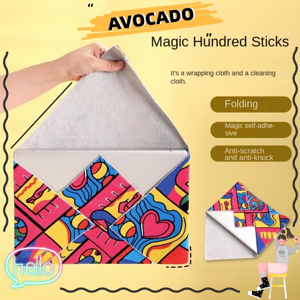 ผ้าสติกเกอร์ร้อย AVOCAR, ที่เก็บเลนส์กล้องเงียบแบบมีกาวในตัว, กระเป๋า ...