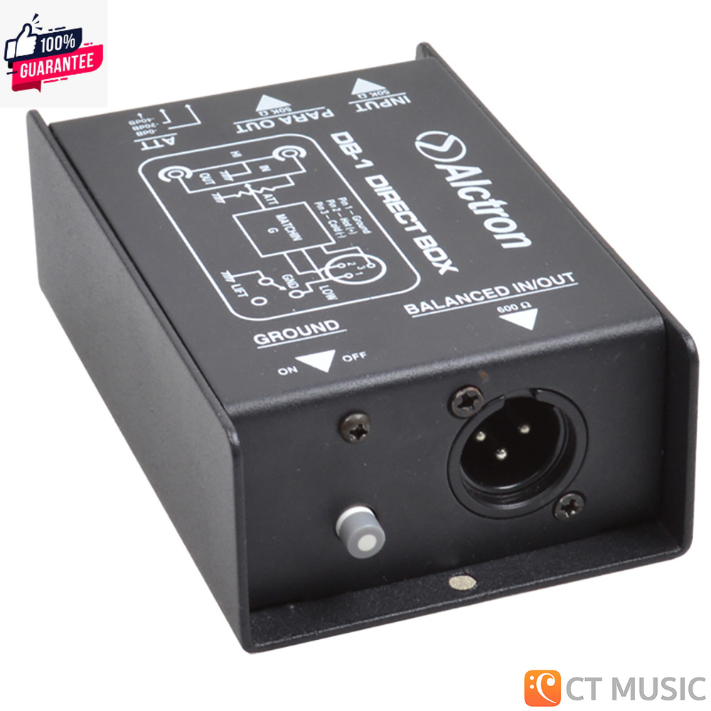 Alctron DB-1 Passive DI Direct Box ดีไอ ๊อกซ์ DI Direct Box | Shopee Thailand