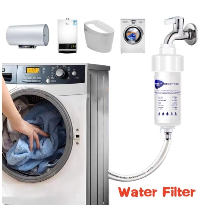Faucet Pre-Filter Water Outlet Purifier Sediment Removal เครื่องซักผ้า ...