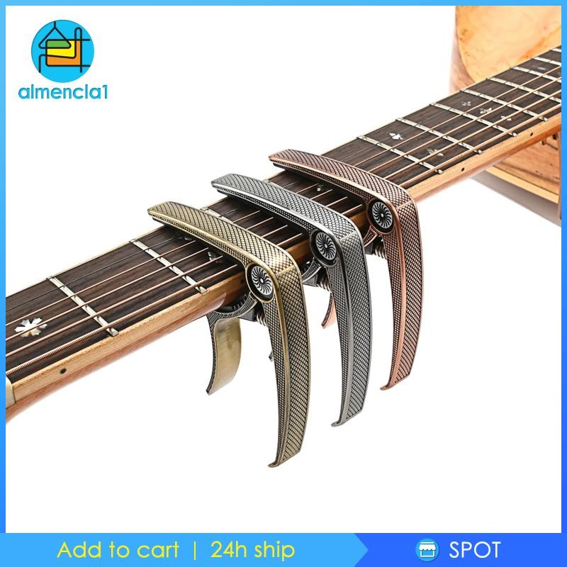 [Almencla1] กีตาร์ Capo String Instriment Clamp เครื่องมือกีตาร์ tuning ...