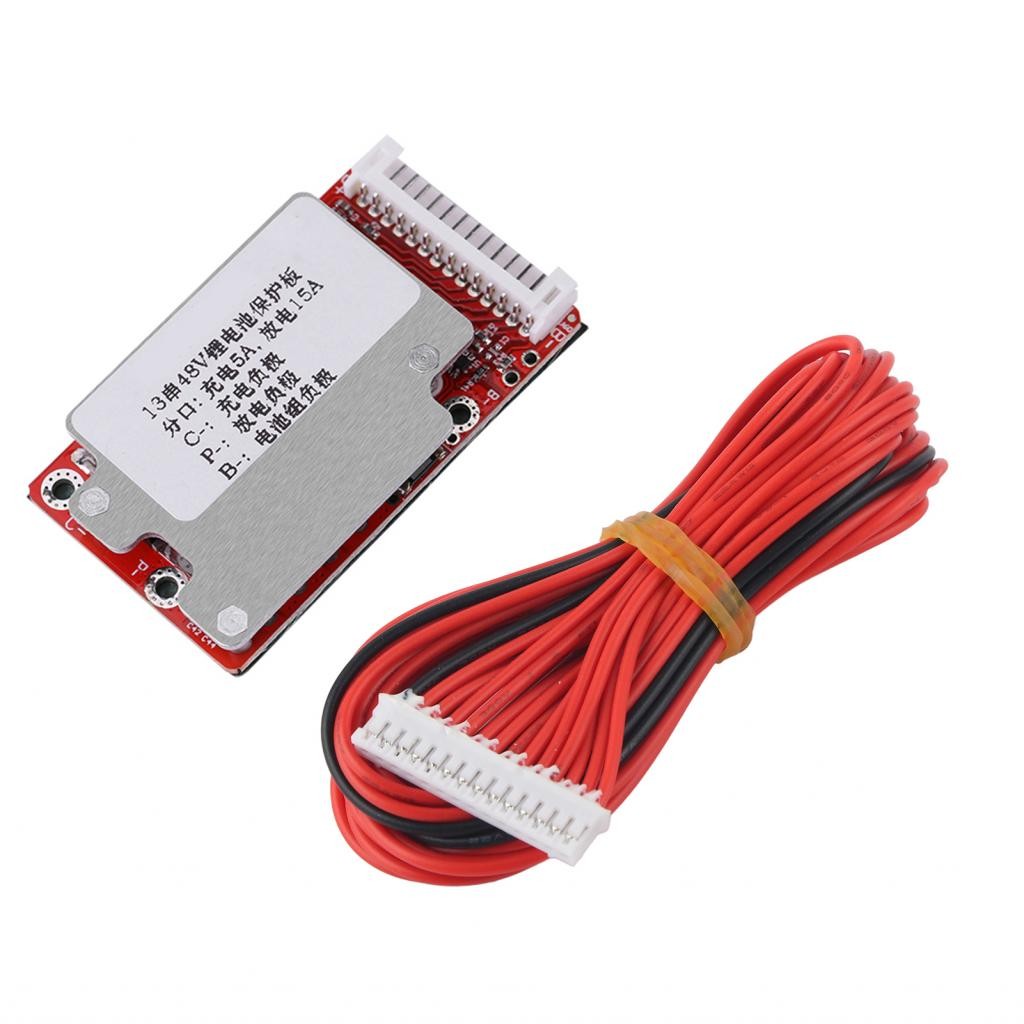 13S 15A 48V BMS PCB Board PCM บอร์ดป้องกันแบตเตอรี่ Li-Ion สำหรับ E ...