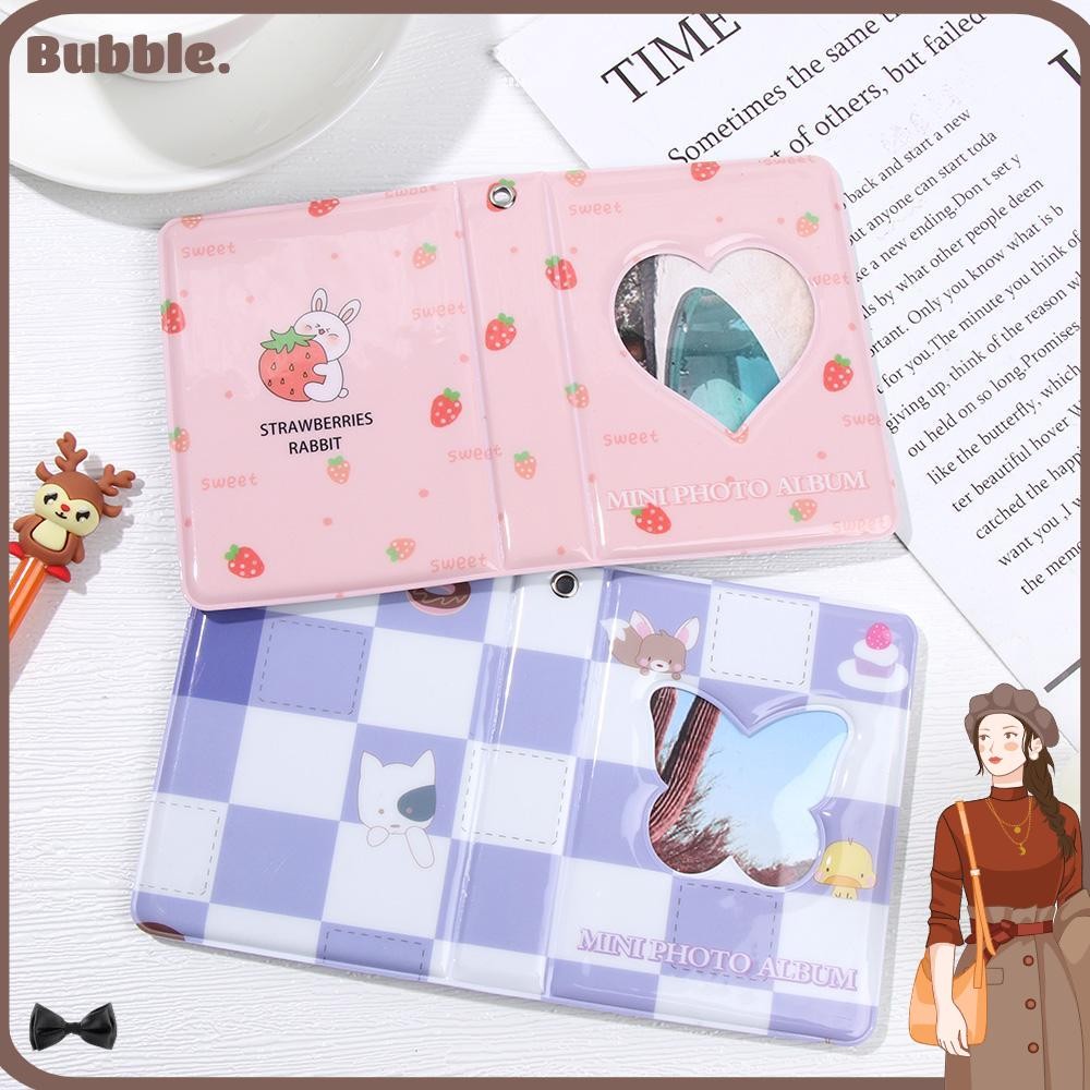 Bubble Card Holder Photocard Holder Love Heart Name Card Book Hollow ...