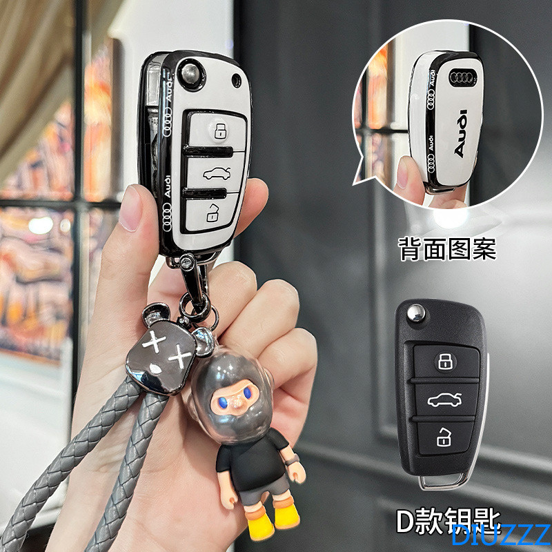 รถ Remote Key กรณี Fob สําหรับ audi Q7 A8 A6L Q5L A3L Q3 Q2L A1 A3 8P A4 A5 TTS RS3 RS6 RS4 ...