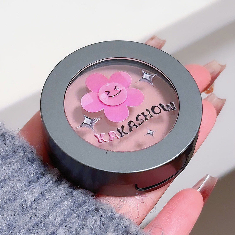 Popular#kakashow Smile Petal Color Blush Matte Eye Cheek Gray Pink ...