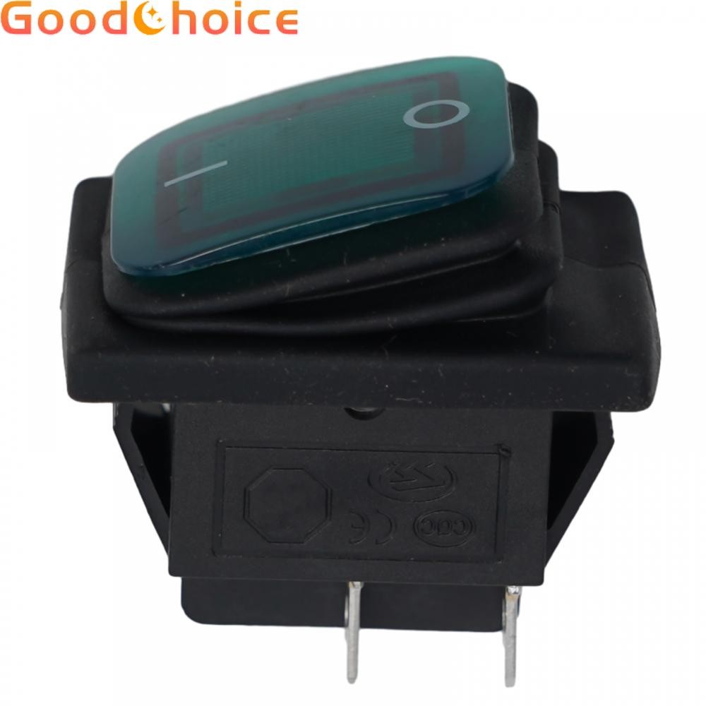 【Good】Illuminated DPST Rocker Switch with Waterproof Cover Suitable for ...