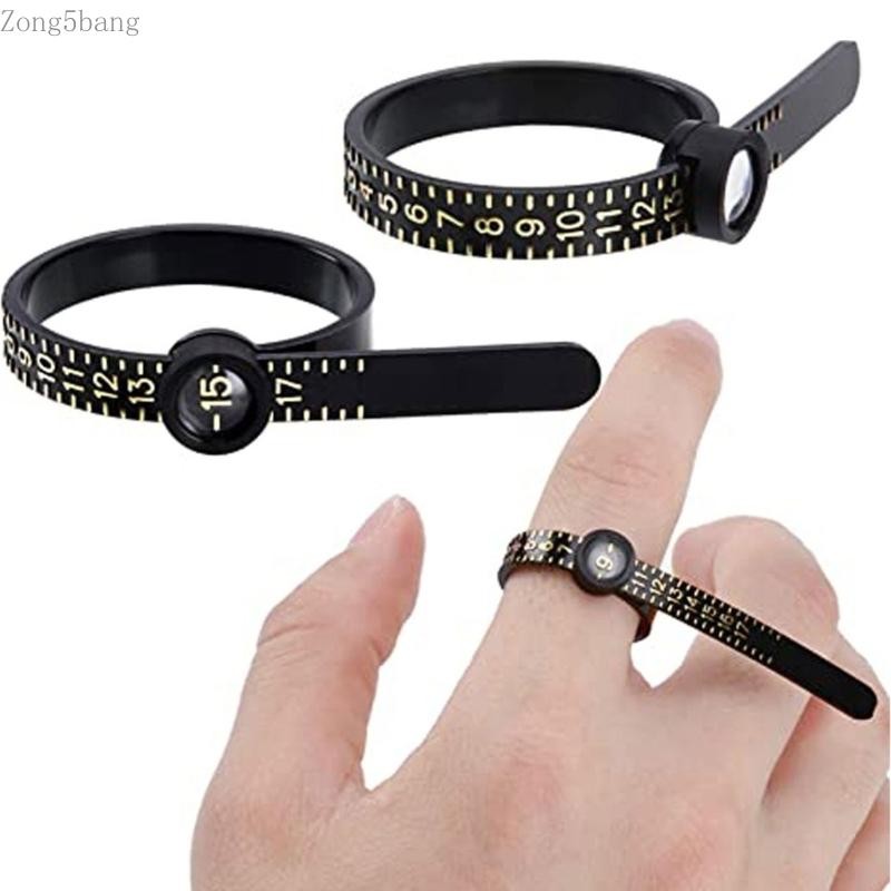 Zong Rings Sizer Tool เครื่องมือวัดแหวนแบบใช้ซ้ําได้ แหวนวัดขนาดและแหวน ...
