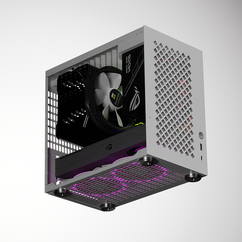 CASE PC (เคสพีซี) SFX Mini-ITX ss30 ss31 ss40 10.8L ด้านข้างโปร่งใสแช ...