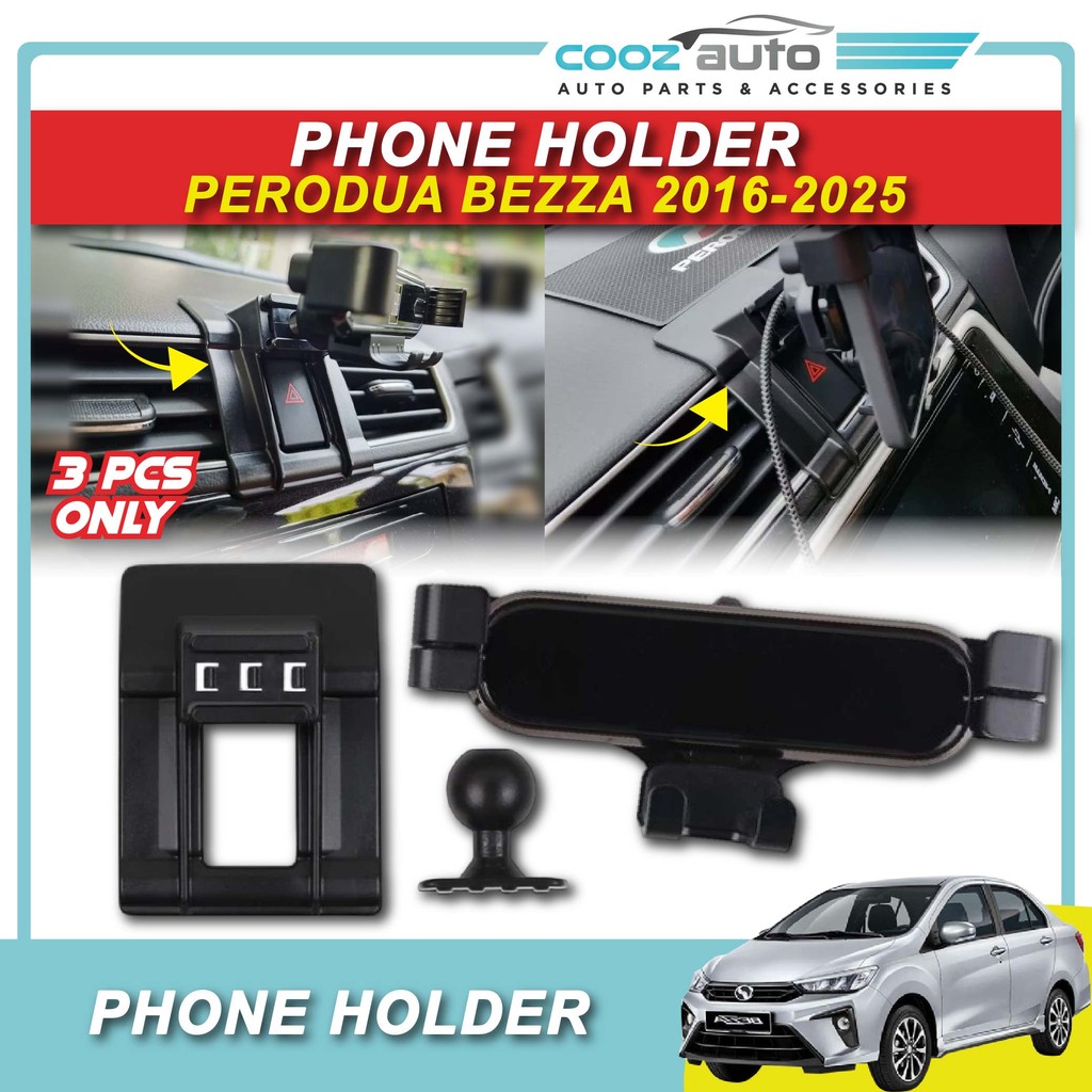 รถ Bezza 2016 - 2025 ที่วางโทรศัพท์ OEM Mobile Stand Air Cond Vent ...