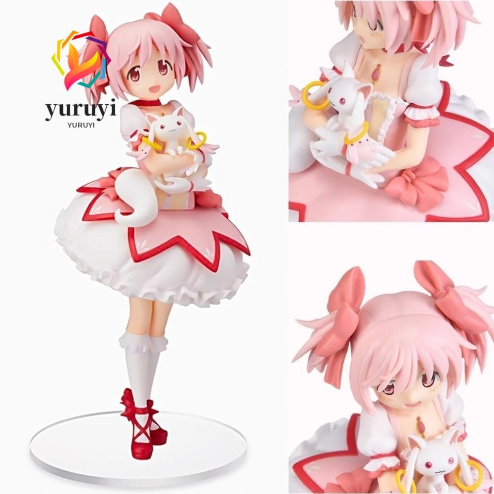 YURUYI อะนิเมะ Magikano รูป,ยืน 18 ซม.Puella Magi Madoka Magica รูป, Kawaii Kaname Madoka ตัวเลข ...