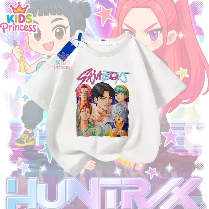 COD (จัดส่งตลอด 24 ชั่วโมง) Kpop Demon Hunters ผ้าฝ้าย 100% เสื้อเชิ้ต ...
