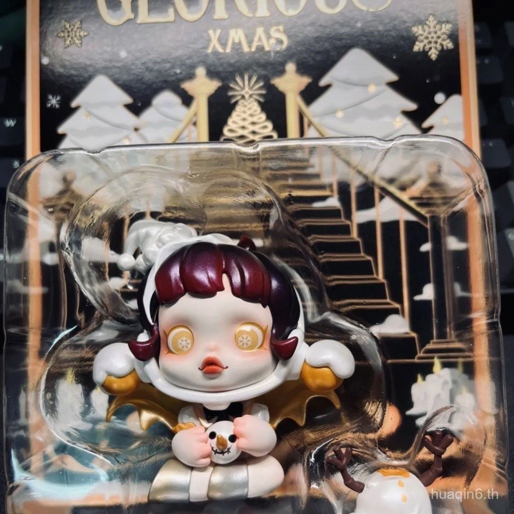 P POPMART Skullpanda Bright Christmas Limited Edition ลิฟท์ผลิตภัณฑ์ ...