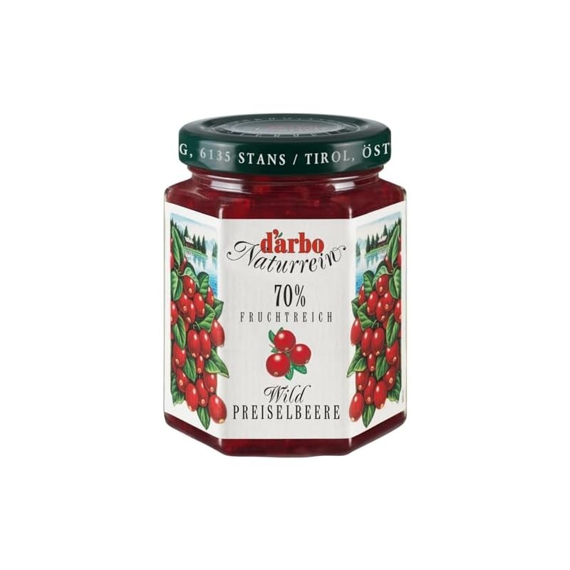 Darbo Double Fruit Wild Lingonberry Jam 200g | Shopee Thailand